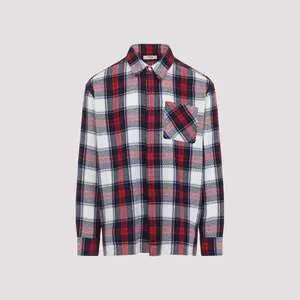 Celine Checkered Cashmere Overshirt For - Multicolour