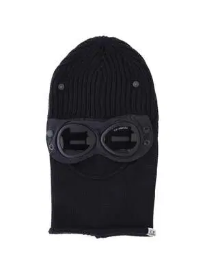 C.P. COMPANY Knitted Balaclava With Goggles - Blue