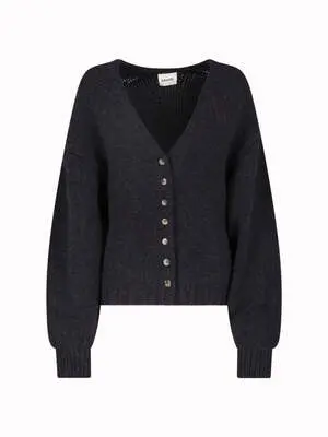 Khaite 100% Cashmere Crewneck Sweater - Grey