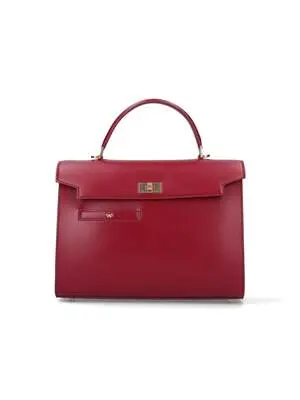ANYA HINDMARCH Cowhide Crossbody Bag - Red