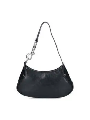 Mulberry Crossbody Bag In Bovine Leather - Black