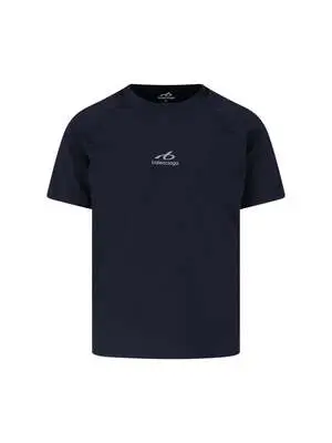 Balenciaga Stretch Performance Polo Shirt - Blue