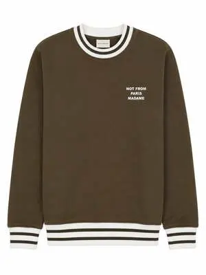 Drole De Monsieur 100% Cotton Sweatshirt - Brown