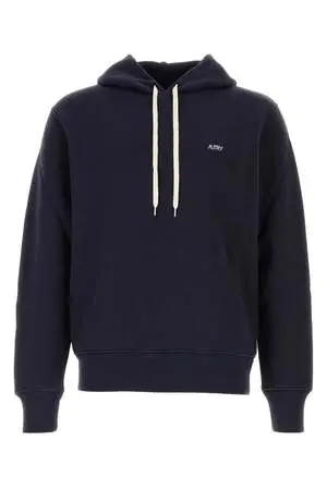 AUTRY 100% Cotton Hooded Sweatshirt - Blue