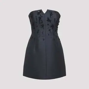 Alberta Ferretti Tailoring Off Shoulder Dress