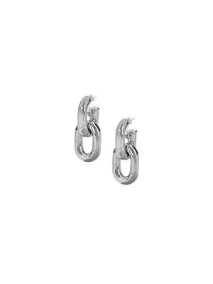 Rabanne Sculptural Chain Link Drop Earrings