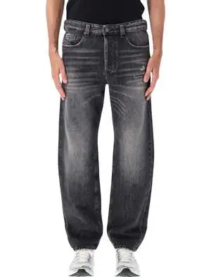 DIESEL® 100% Cotton Flare Jeans - Nero