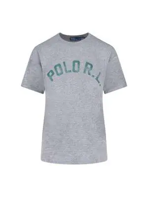 Polo Ralph Lauren Graphic Cotton Blend T-shirt - Grey