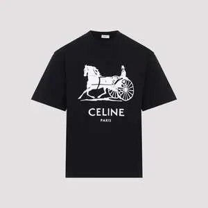 Celine Relaxed Cotton T-shirt For