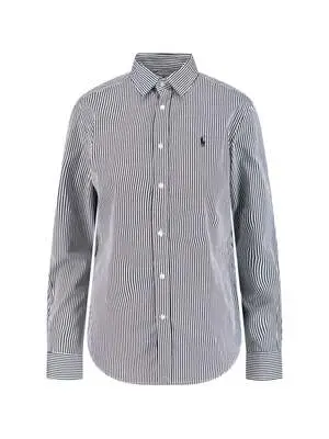 Polo Ralph Lauren Striped Cotton Button-down Shirt - Black