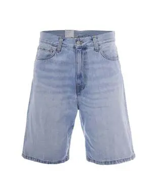 Carhartt Work In Progress Mini Denim Shorts - Blue