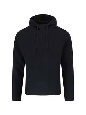C.P. COMPANY Wool-blend Knit Sweater - Black