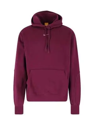 Nike Cotton Blend Hooded Sweatshirt With Logo