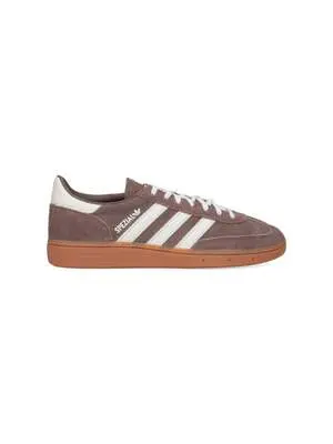 Adidas Calf Leather Lace Up Sneakers - Brown