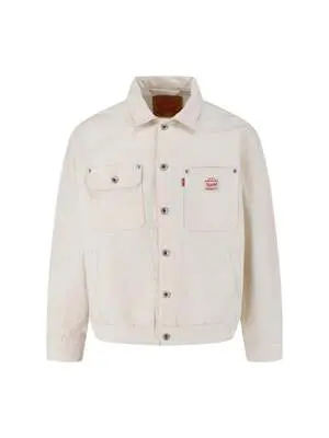 LEVI'S STRAUSS Light & Natural 100% Cotton Jacket - White