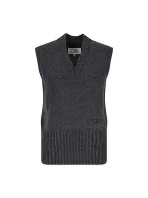 MAISON MARGIELA Wool-blend Knit Sweater For - Grey