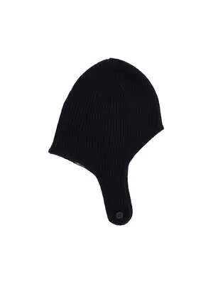 MAISON MARGIELA Ribbed Wool-blend Beanie - Black