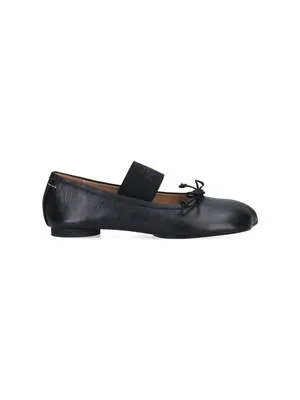 MAISON MARGIELA MAISON MARGIELA Leather Ballerinas Black