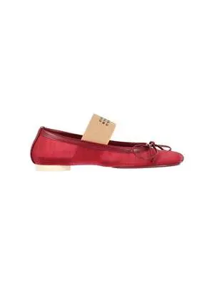 MAISON MARGIELA Ballet Flats With Ribbon Detail