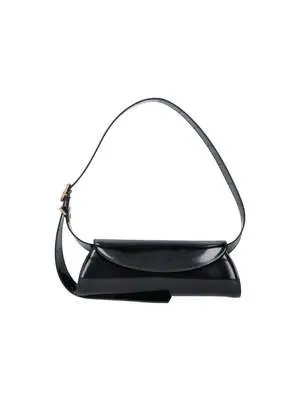 JIL SANDER JIL SANDER Leather Shoulder Bag Black