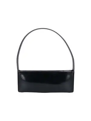JIL SANDER JIL SANDER Leather Shoulder Bag Black