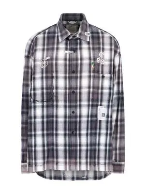 Mihara Yasuhiro 100% Cotton Button-up Shirt - Black
