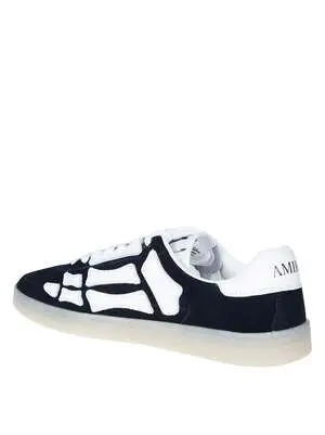 Amiri Pacific Bones Leather Sneakers - Nero