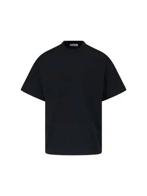 JIL SANDER Essential Cotton T-shirt - Black