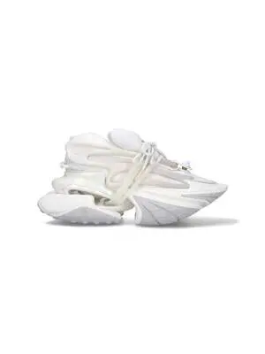 Balmain Lightweight Stretch Nylon Sneakers - White