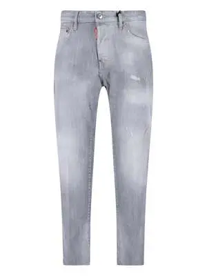 Dsquared2 Stretch Cotton Jeans - Grey