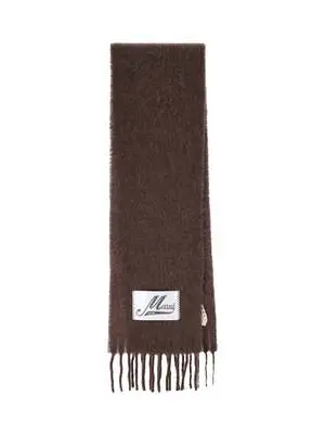 Marni Soft Alpaca-blend Scarf For - Brown