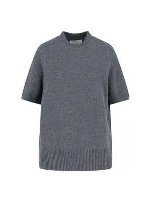 Extreme Cashmere Fine Knit Cashmere Blend Sweater - Grey
