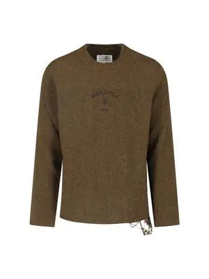 MAISON MARGIELA Distressed Crewneck Sweater