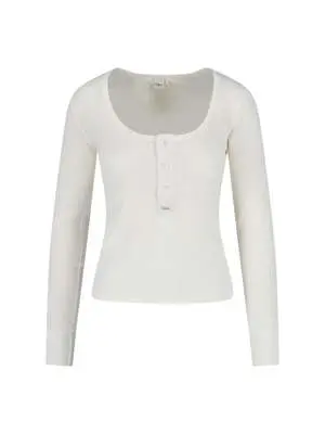 Chloé Lightweight 100% Cotton Sweater For - White