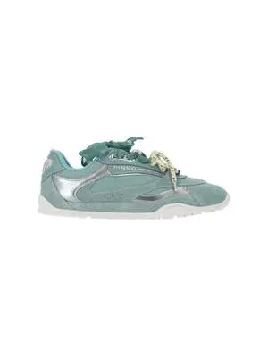 Pinko Leather Sneaker With Cushioned Insole - Blue