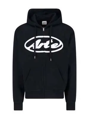 ARTE 100% Cotton Crewneck Sweatshirt - Black