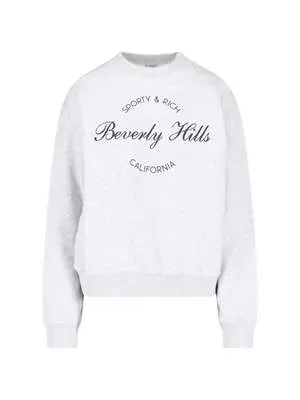 Sporty & Rich Layered Sweatshirts Hoodies For Women