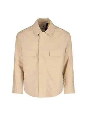K-WAY Lightweight Cotton Jacket - Beige