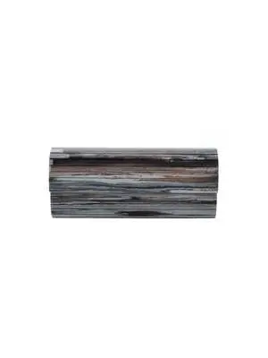 JIMMY CHOO JIMMY CHOO Marbled Stripe Clutch Bag