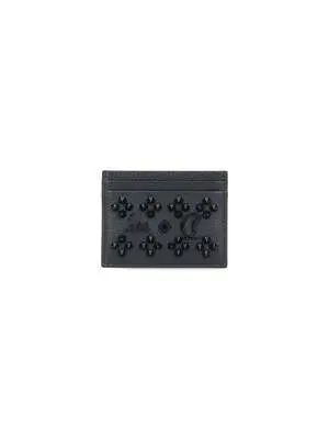 CHRISTIAN LOUBOUTIN Calf Leather Wallet With Card Slots - Black