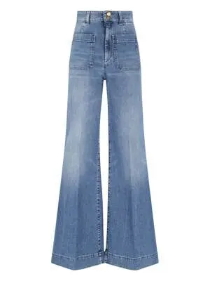 Seafarer Stretch Cotton Denim Jeans - Blue