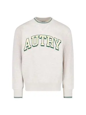 AUTRY Varsity Graphic Crewneck Sweatshirt