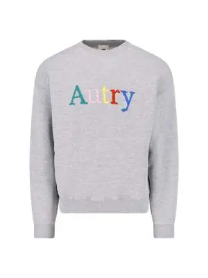 AUTRY Embroidered Logo Crewneck Sweatshirt