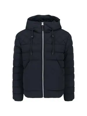 Mackage Quilted Down Puffer Jacket In Recycled Nylon - Black
