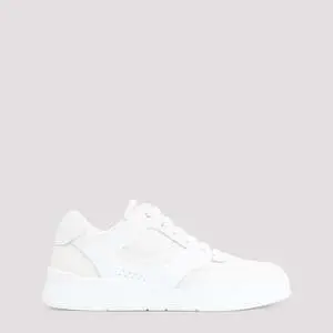 Celine Leather And Mesh Sneakers - White