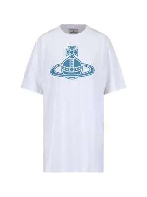 VIVIENNE WESTWOOD 100% Cotton T-shirt - White