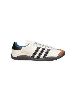ADIDAS ORIGINALS BY WALES BONNER Leather & Rubber Sneakers - Cream