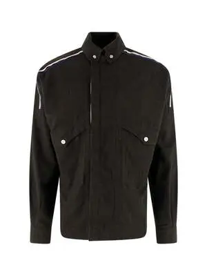 KIKO KOSTADINOV Button-up Overshirt With Chest Flap Pockets