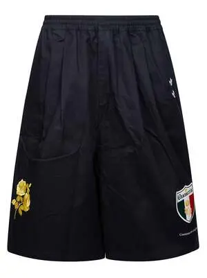 ADIDAS X WILLY CHAVARRIA Long Short In 100% Cotton - Nero