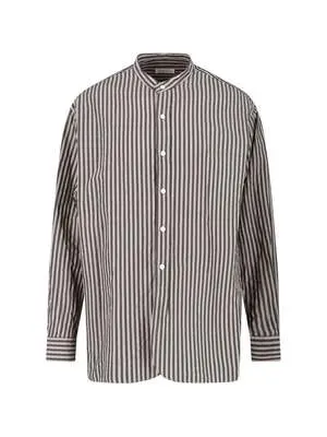 KAPTAIN SUNSHINE 100% Cotton Button-up Shirt - Brown